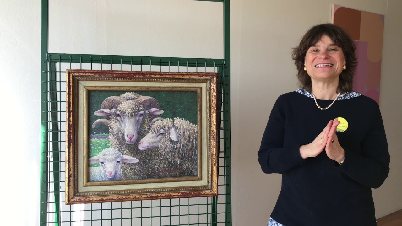 Schafe von Josef Madlener: Andrea Himmelsbach, stellt ihr Lieblingsbild in der der MEWO ...