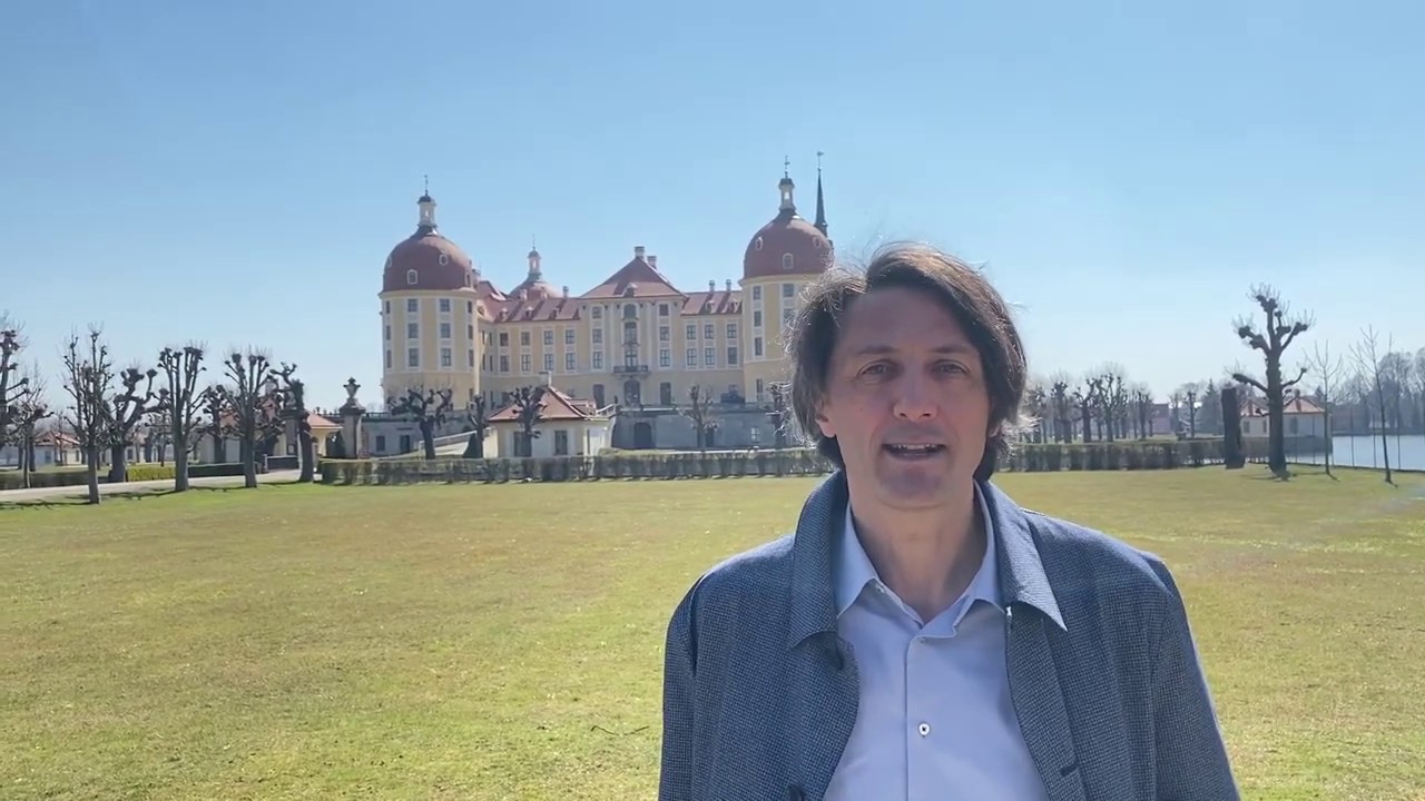 Ausstellungsrundgang "Mythos August der Starke" im Schloss Moritzburg ...