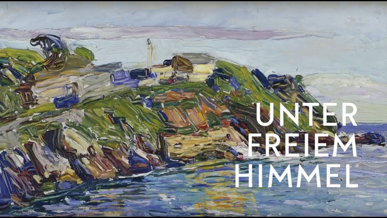 Kuratorin Sarah Louisa Henn im Gespräch zur Ausstellung "Unter freiem ...