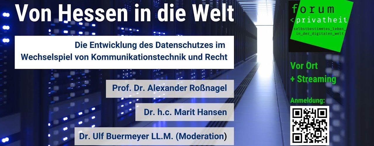 Die Entwicklung des Datenschutzes im Wechselspiel von Kommunikationstechnik und Recht ...