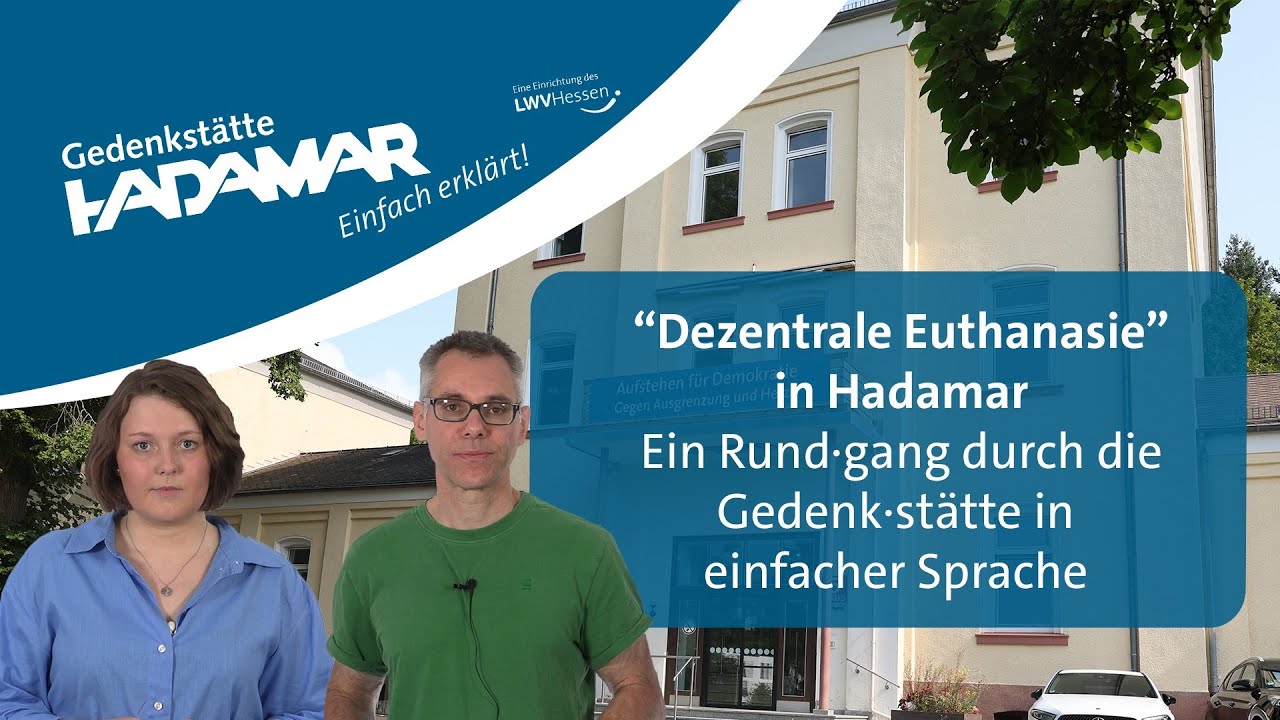 "Dezentrale Euthanasie" in Hadamar - Was war das? Einfach erklärt ...