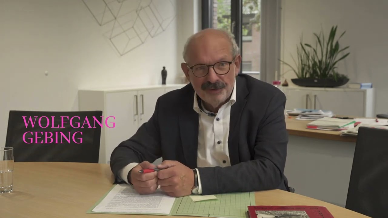 Wolfgang Gebing, Bürgermeister der Stadt Kleve, spricht über Ewald ...