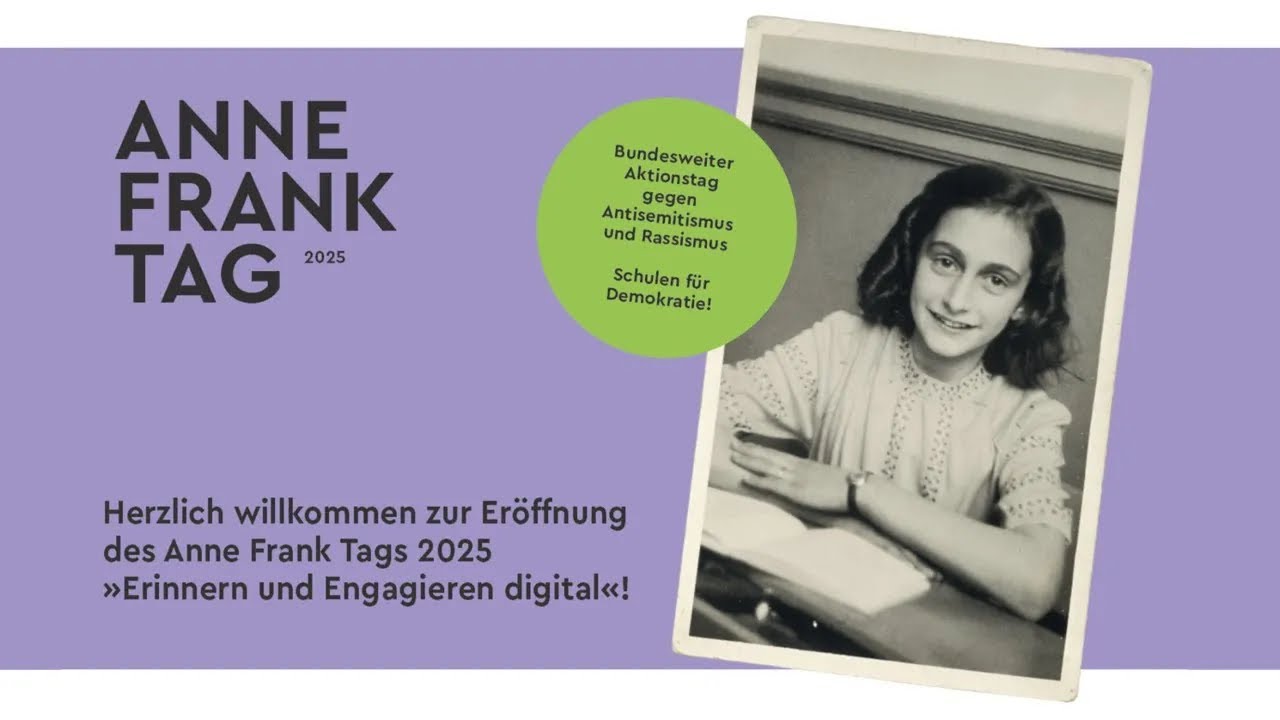 Eröffnung des Anne Frank Tages 2025 - museumsfernsehen