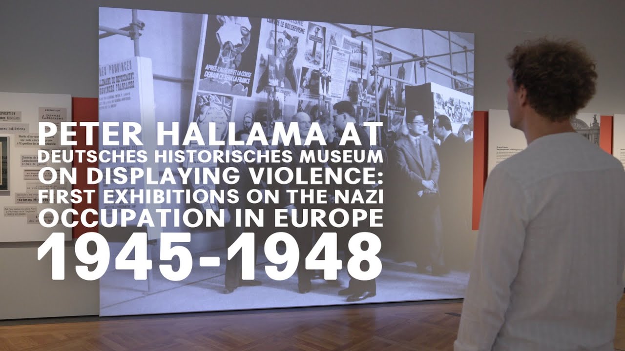 Peter Hallama in der Ausstellung „Gewalt ausstellen“ im Deutschen ...